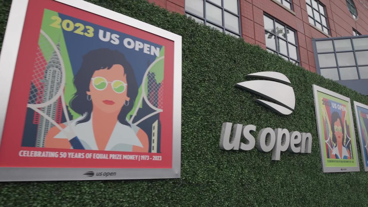 Picture perfect: 2023 US Open theme art celebrates 50 years of equal ...