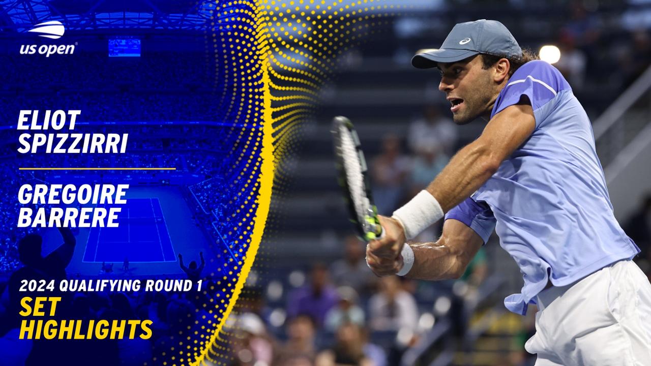 Spizziri vs. Barrere Highlights | Qualifying Round 1, Set 2 - US Open ...