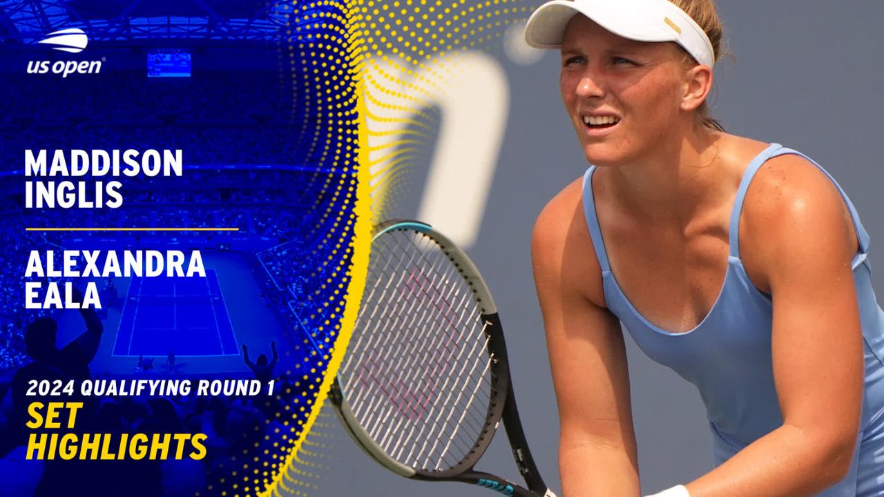 Inglis vs. Eala Highlights | Qualifying Round 1, Set 2 - US Open ...