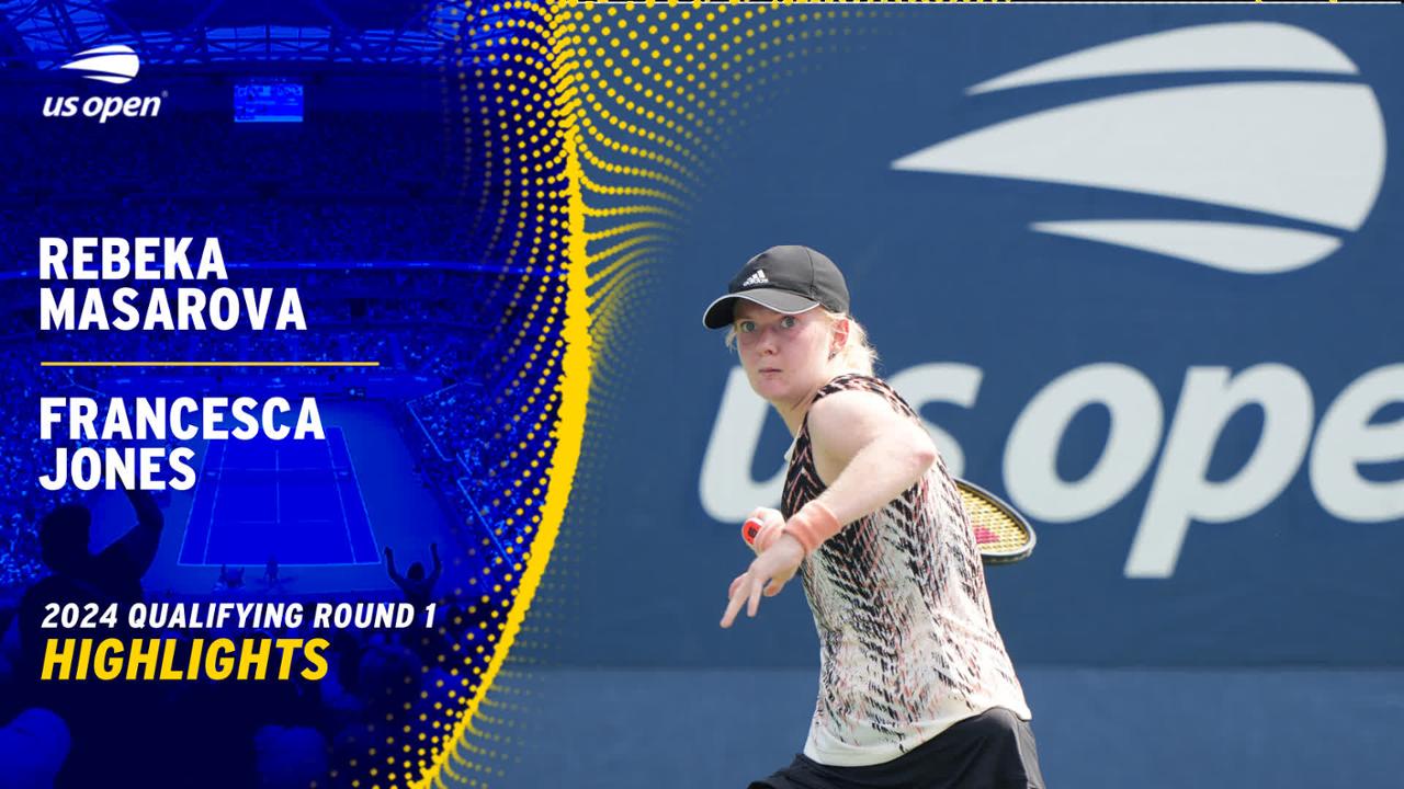 Masarova vs. Jones Highlights | Qualifying Round 1 - US Open Highlights ...