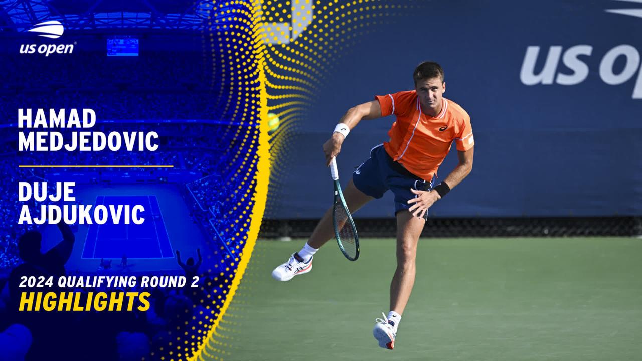 Medjedovic vs. Ajdukovic Highlights | Qualifying Round 2 - US Open ...