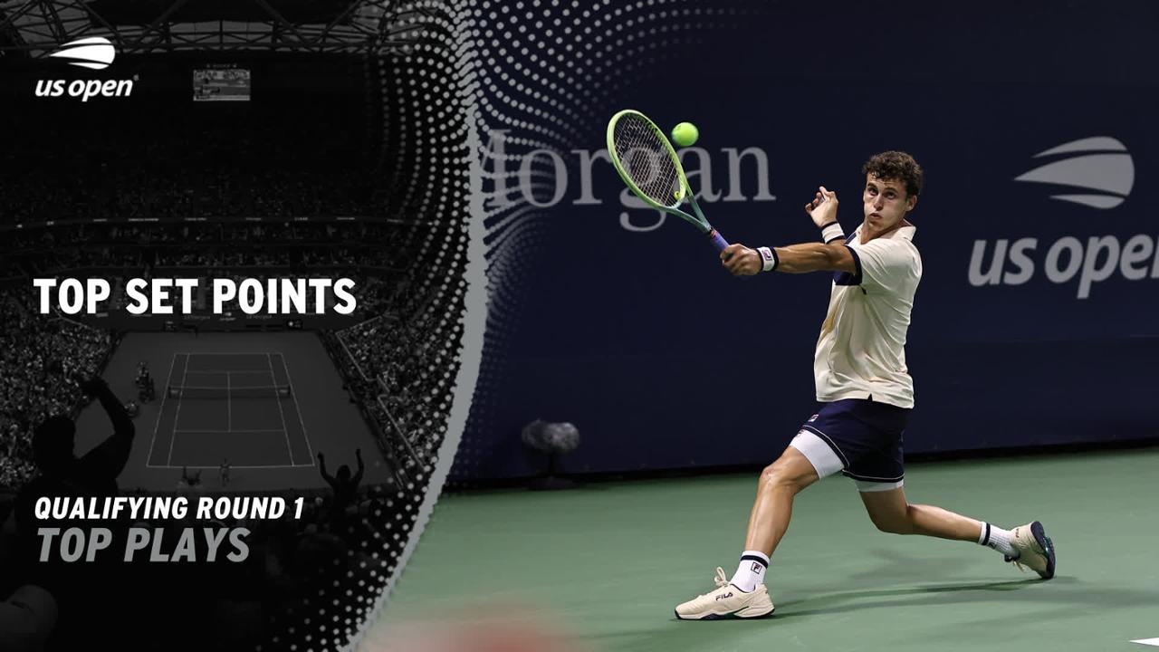 Top Set Points of the Day | Qualifying Round 1 - US Open Highlights ...