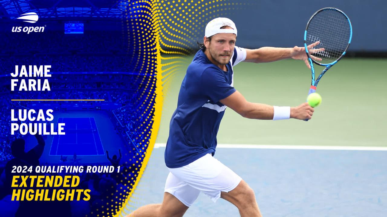 Faria vs. Pouille Extended Highlights | Qualifying Round 1 - US Open ...