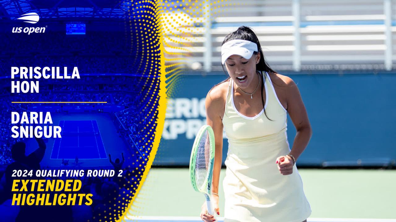 Hon vs. Snigur Extended Highlights | Qualifying Round 2 - US Open ...