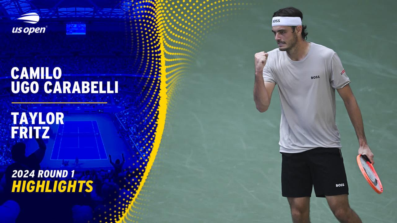 Best photos of Taylor Fritz vs. Camilo Ugo Carabelli, 2024 US Open Round 1 - Official Site of ...