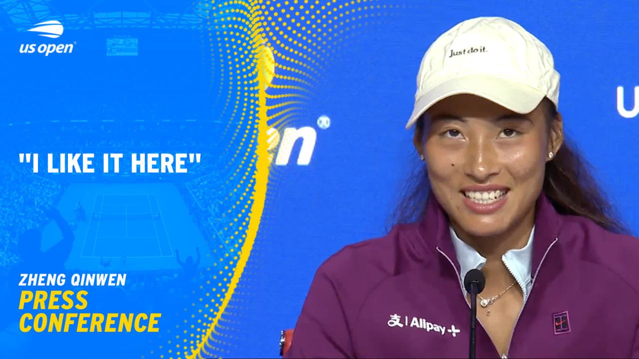 Zheng Qinwen Press Conference | 2024 US Open - US Open Highlights ...