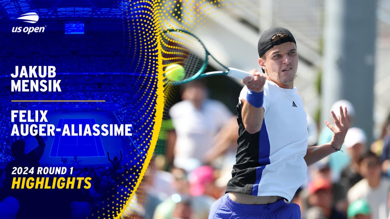 Teenager Jakub Mensik upsets Felix Auger-Aliassime at 2024 US Open - Official Site of the 2025 ...