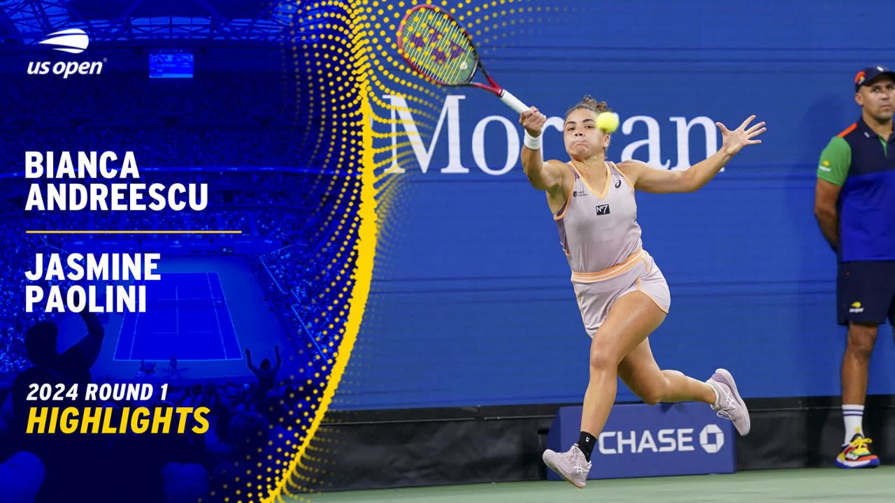 Jasmine Paolini defeats former champion Bianca Andreescu at the 2024 US Open - Official Site of ...