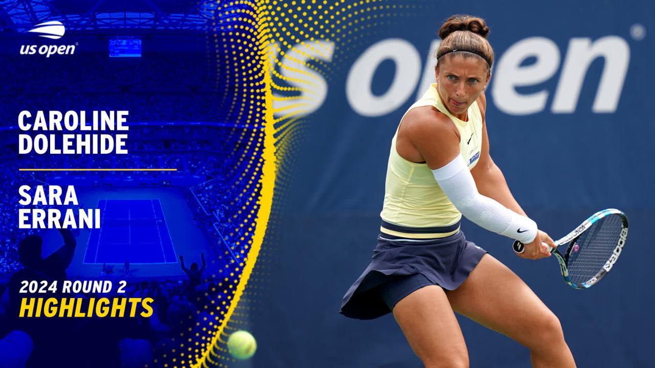 Dolehide vs. Errani Highlights | Round 2, Set 1 - US Open Highlights ...