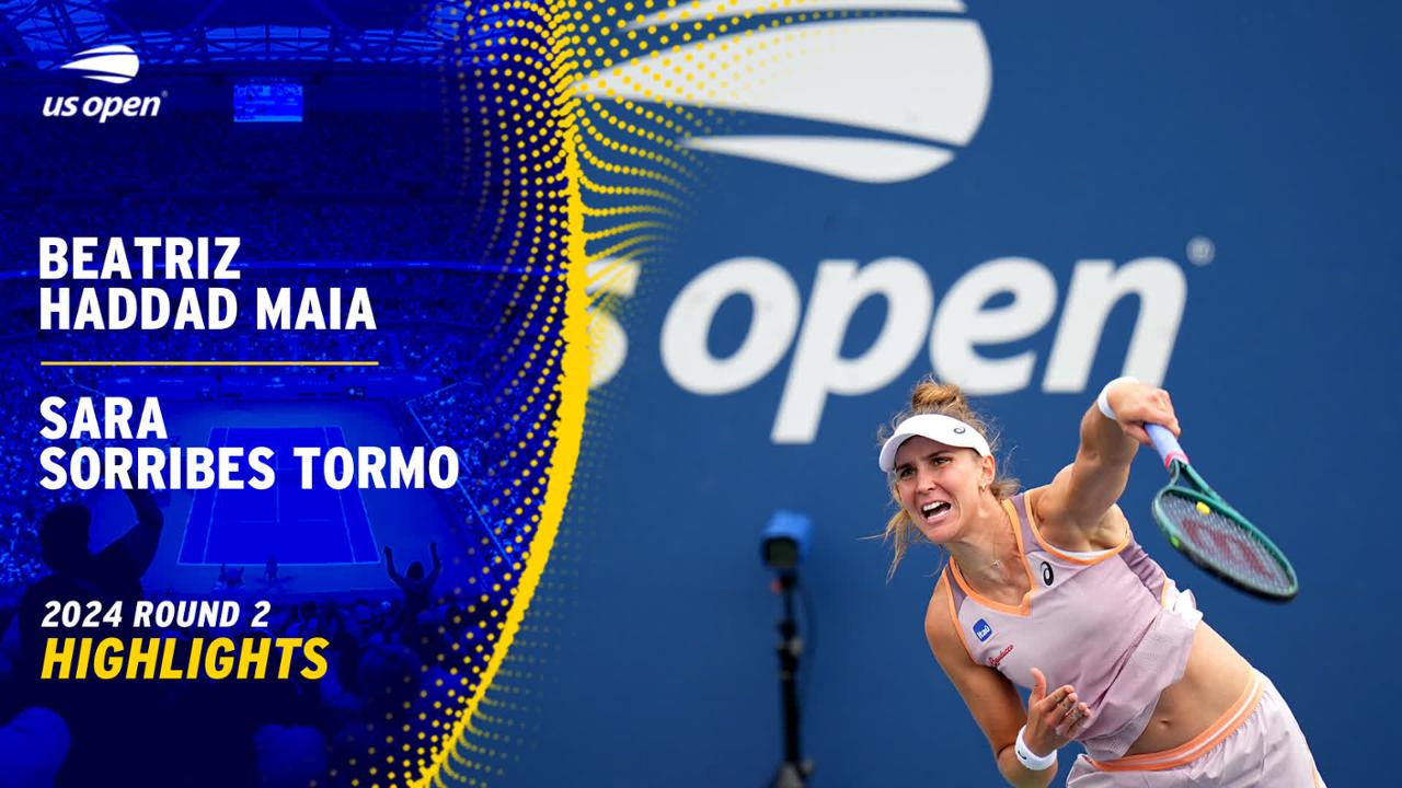 Beatriz Haddad Maia takes down Sara Sorribes Tormo at the 2024 US Open ...