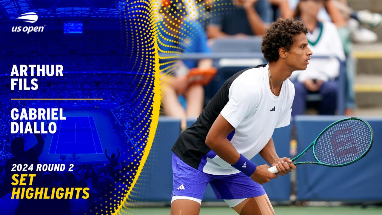 Fils vs. Diallo Highlights | Round 2, Set 4 - US Open Highlights ...