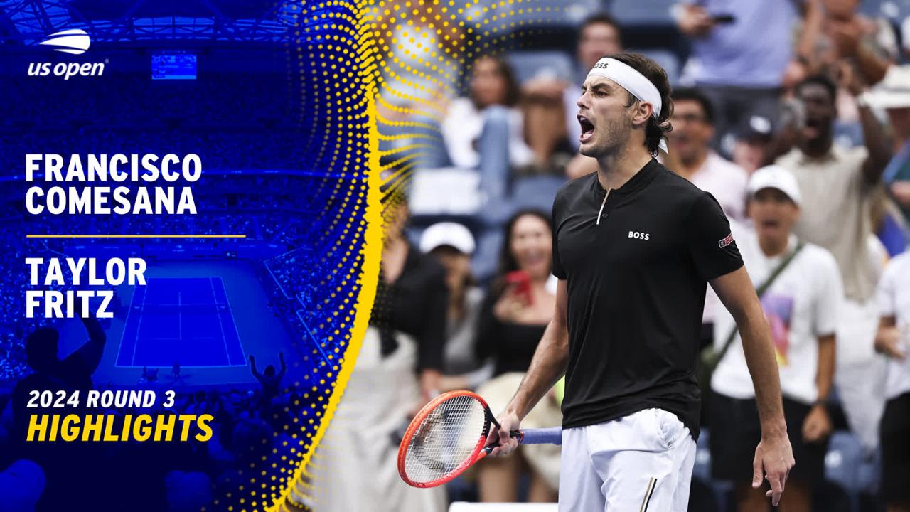 Best photos of Francisco Comesana vs. Taylor Fritz, 2024 US Open Round ...