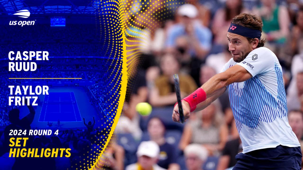 Ruud vs. Fritz Highlights | Round 4, Set 1 - US Open Highlights ...