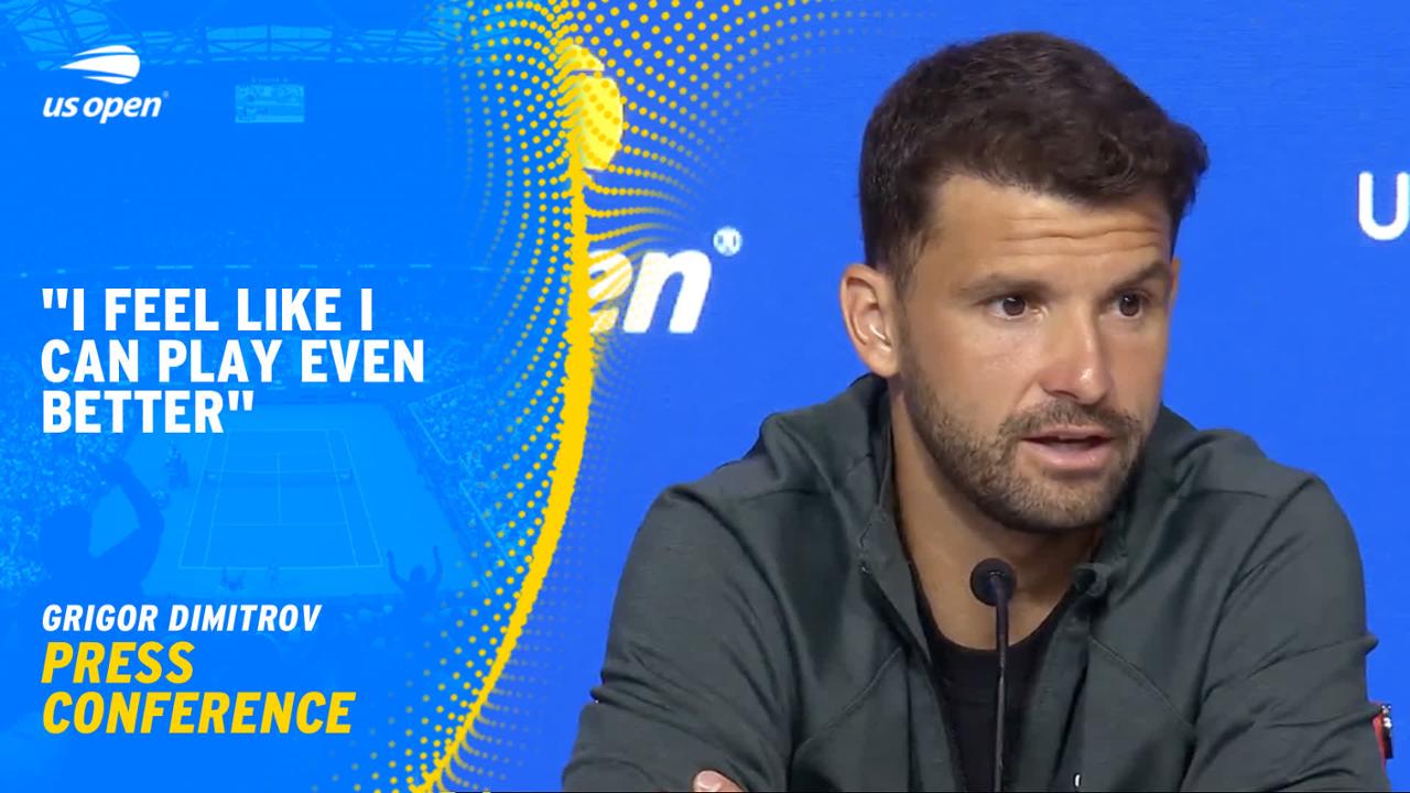 Grigor Dimitrov: 'I just want to live my dream' at the 2024 US Open ...