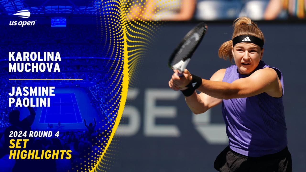 Best photos of Jasmine Paolini vs. Karolina Muchova, 2024 US Open Round ...