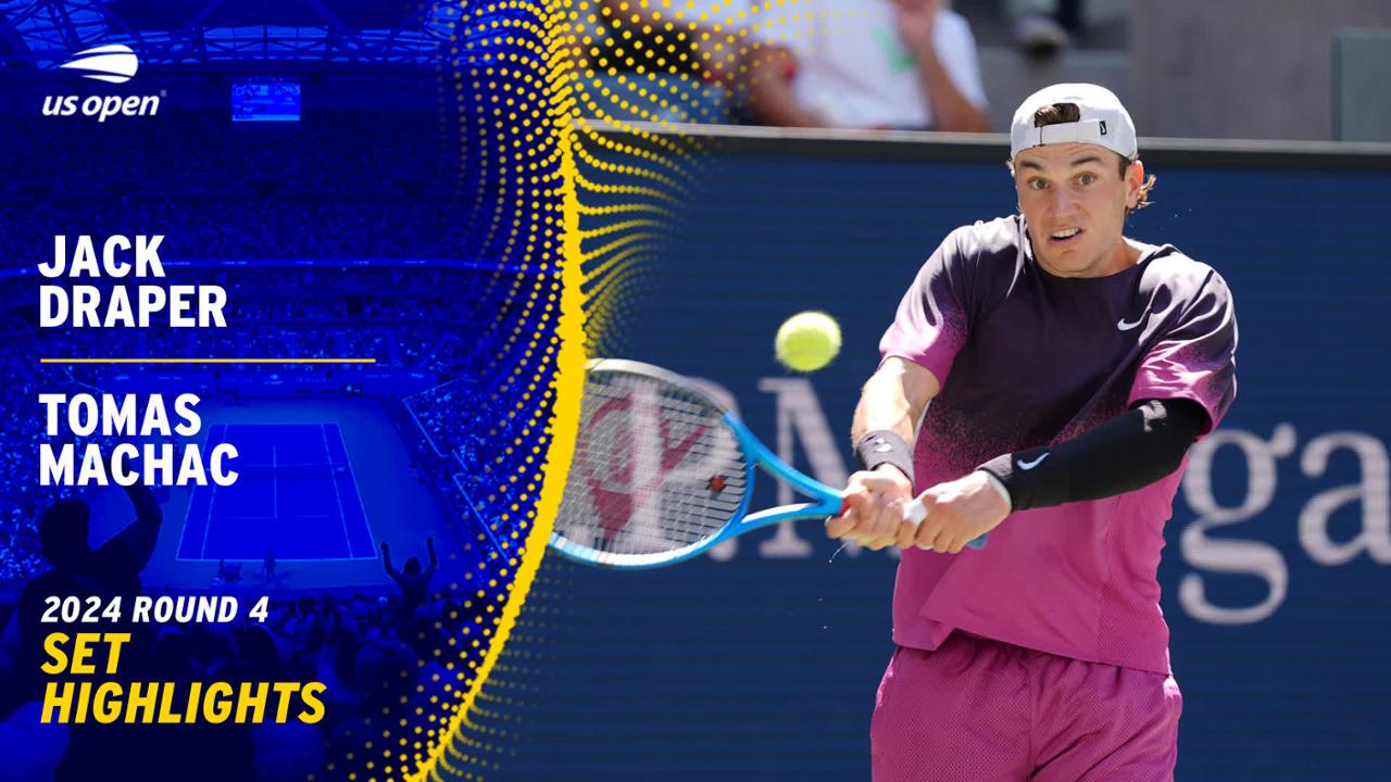Draper vs. Machac Highlights | Round 4, Set 2 - US Open Highlights ...