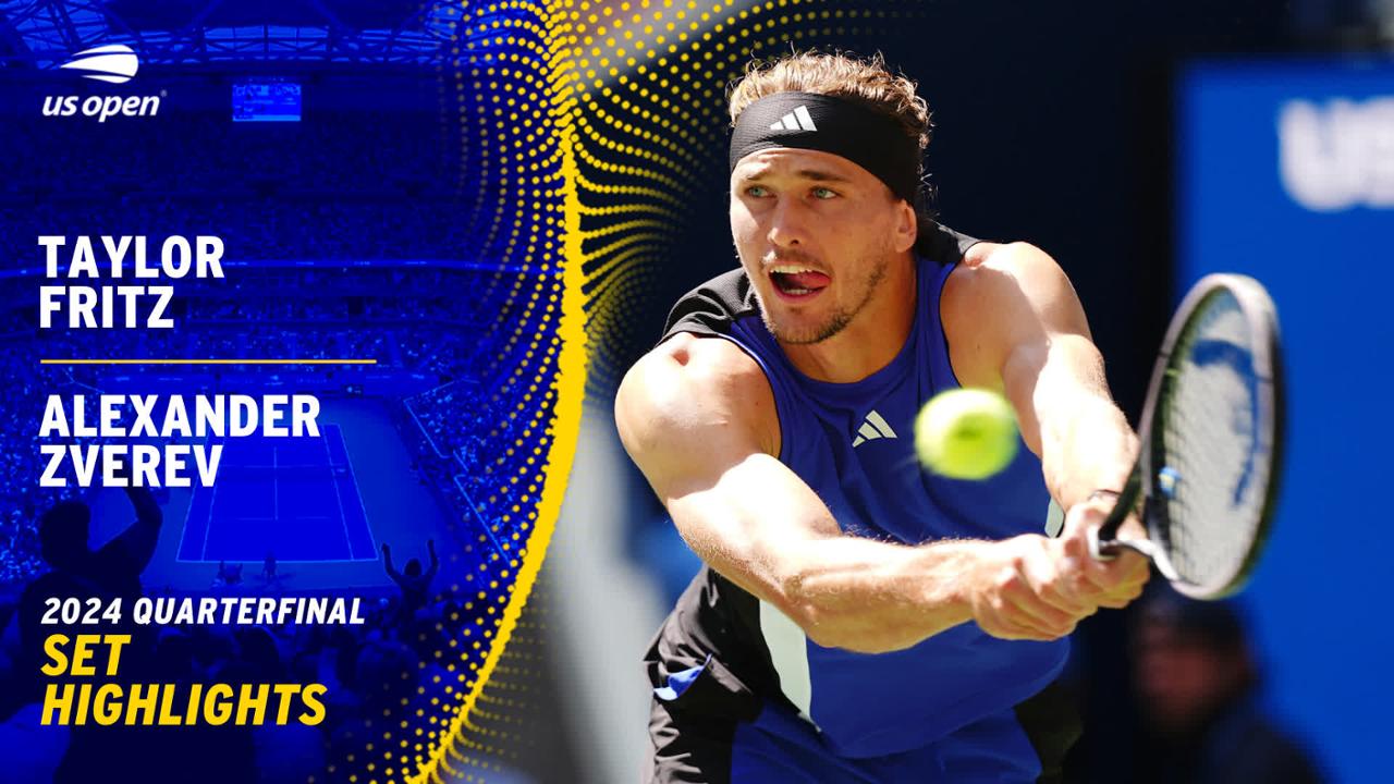 Best photos of Taylor Fritz vs. Alexander Zverev, 2024 US Open quarterfinal - Official Site of ...