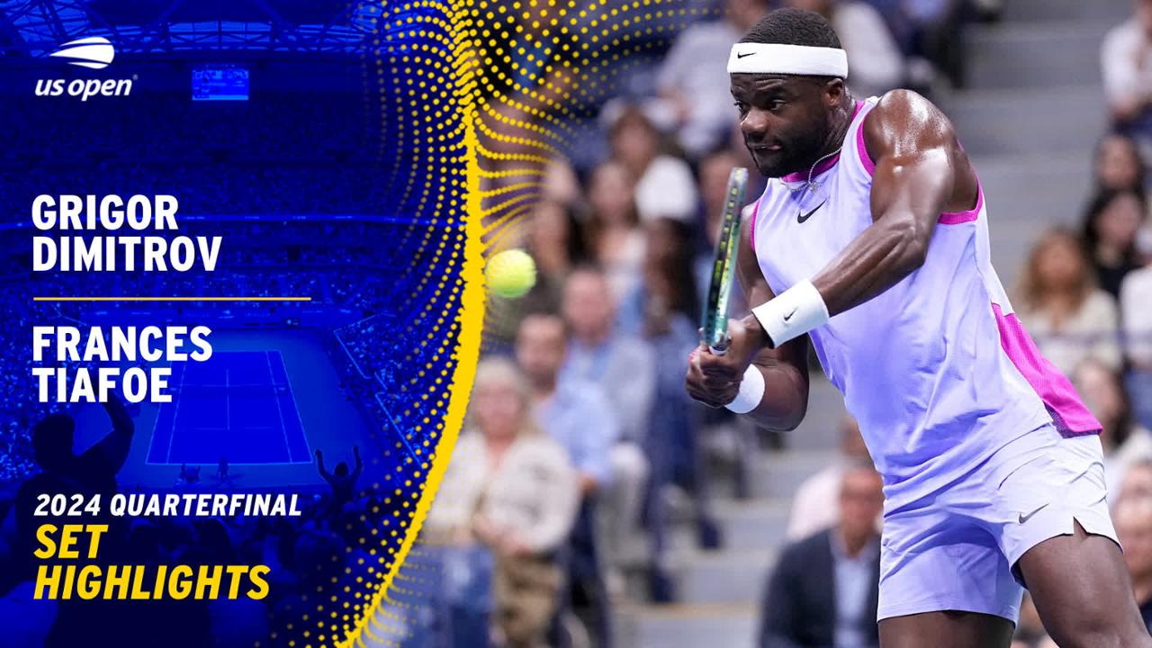 Best photos of Frances Tiafoe vs. Grigor Dimitrov, 2024 US Open Quarterfinals - Official Site of ...