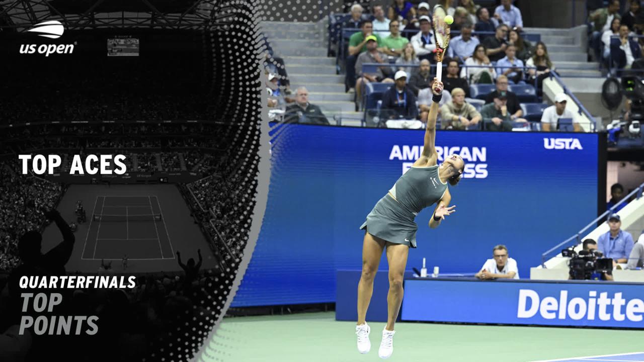 Top Aces of the Day | Quarterfinals, Day 9 - US Open Highlights ...