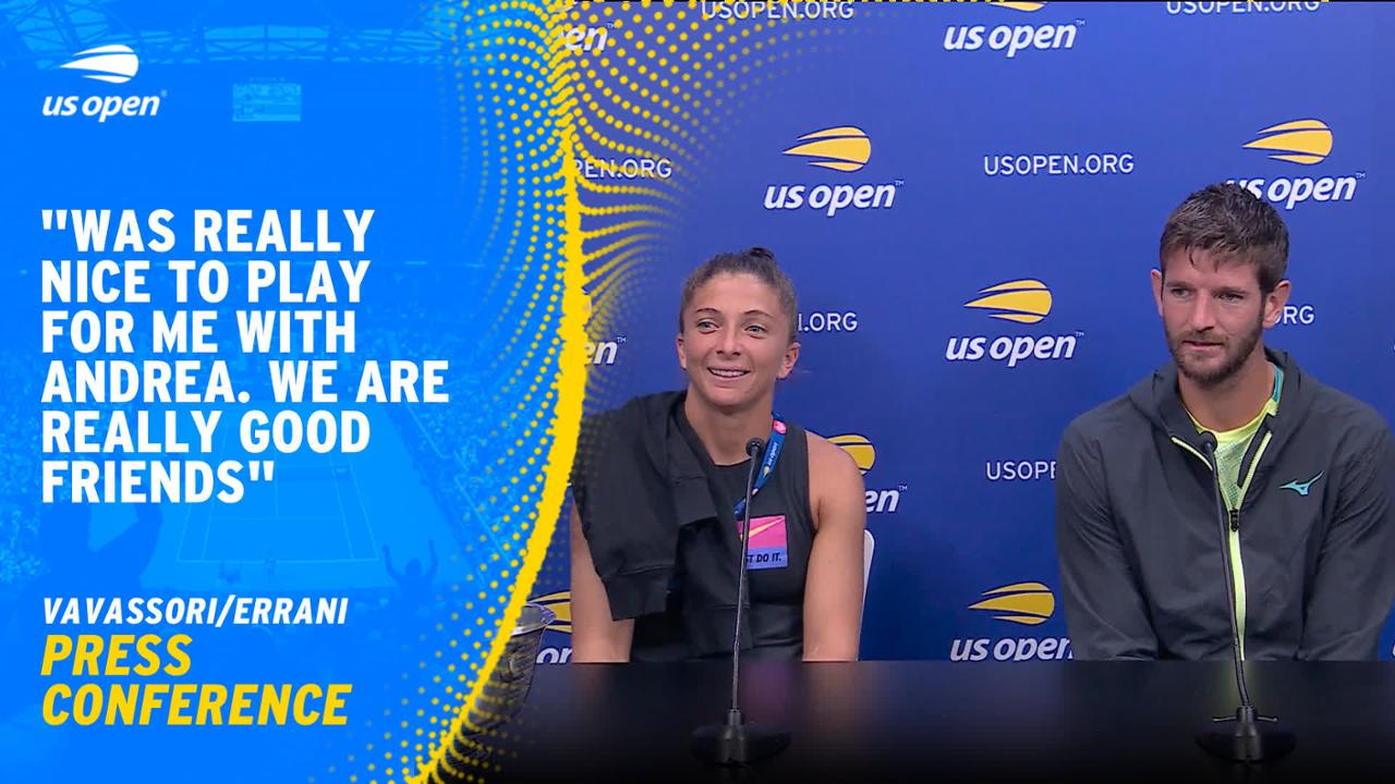 Sara Errani and Andrea Vavassori Press Conference | 2024 US Open - US ...