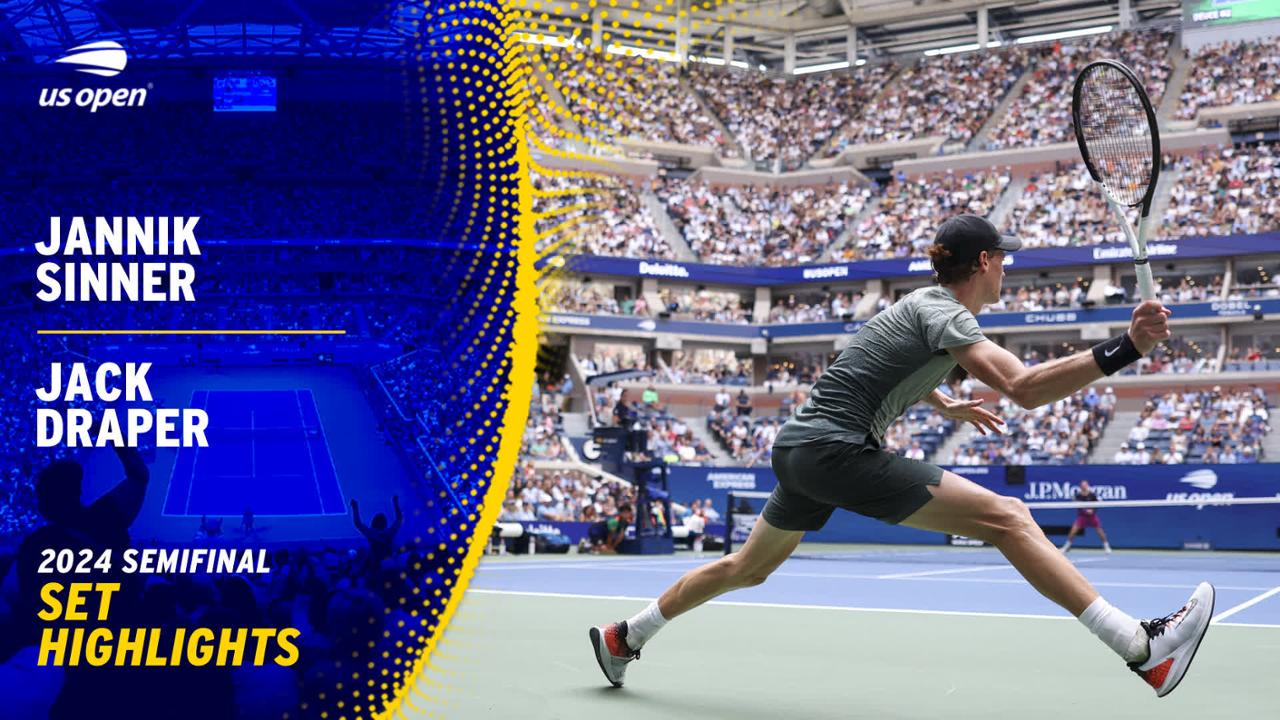Sinner downs Draper in straight sets to reach first US Open final ...