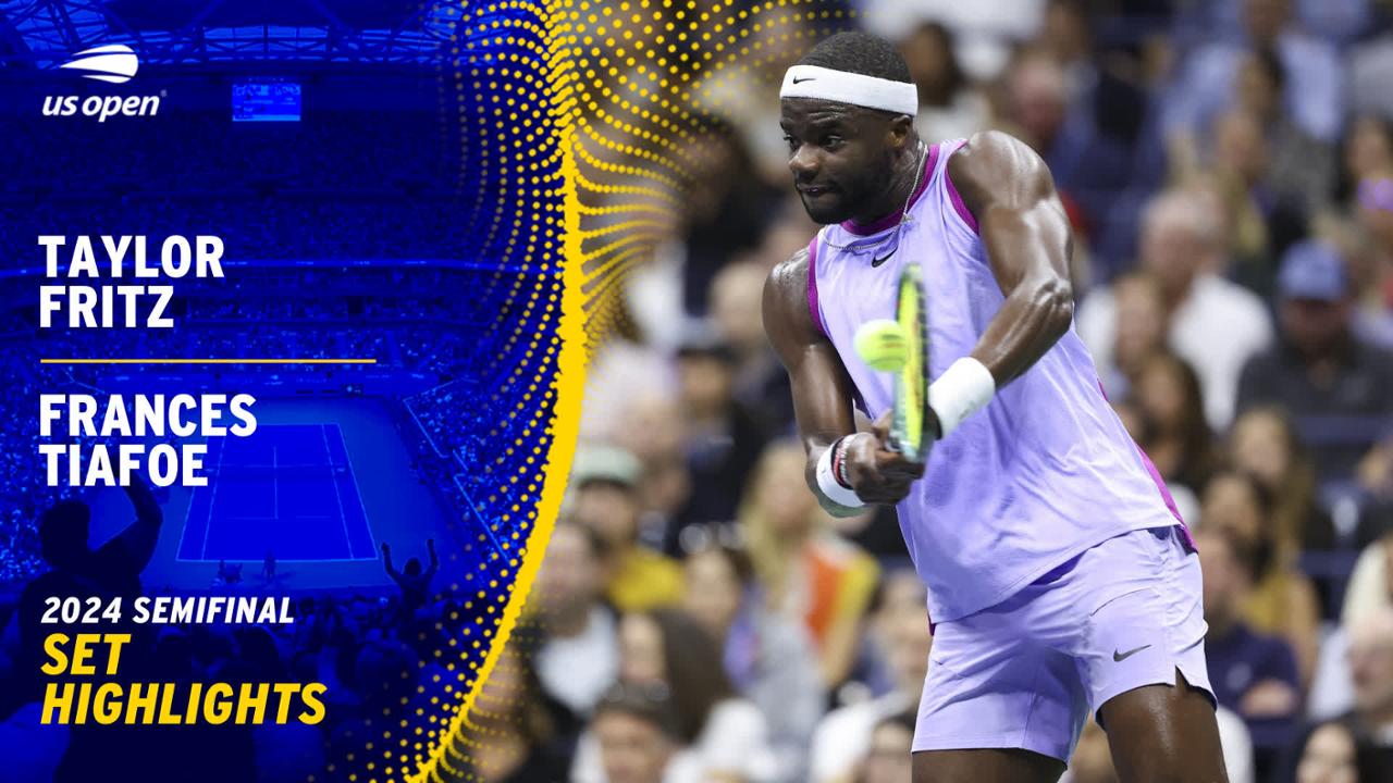 Fritz vs. Tiafoe Highlights | Semifinal, Set 1 - US Open Highlights ...