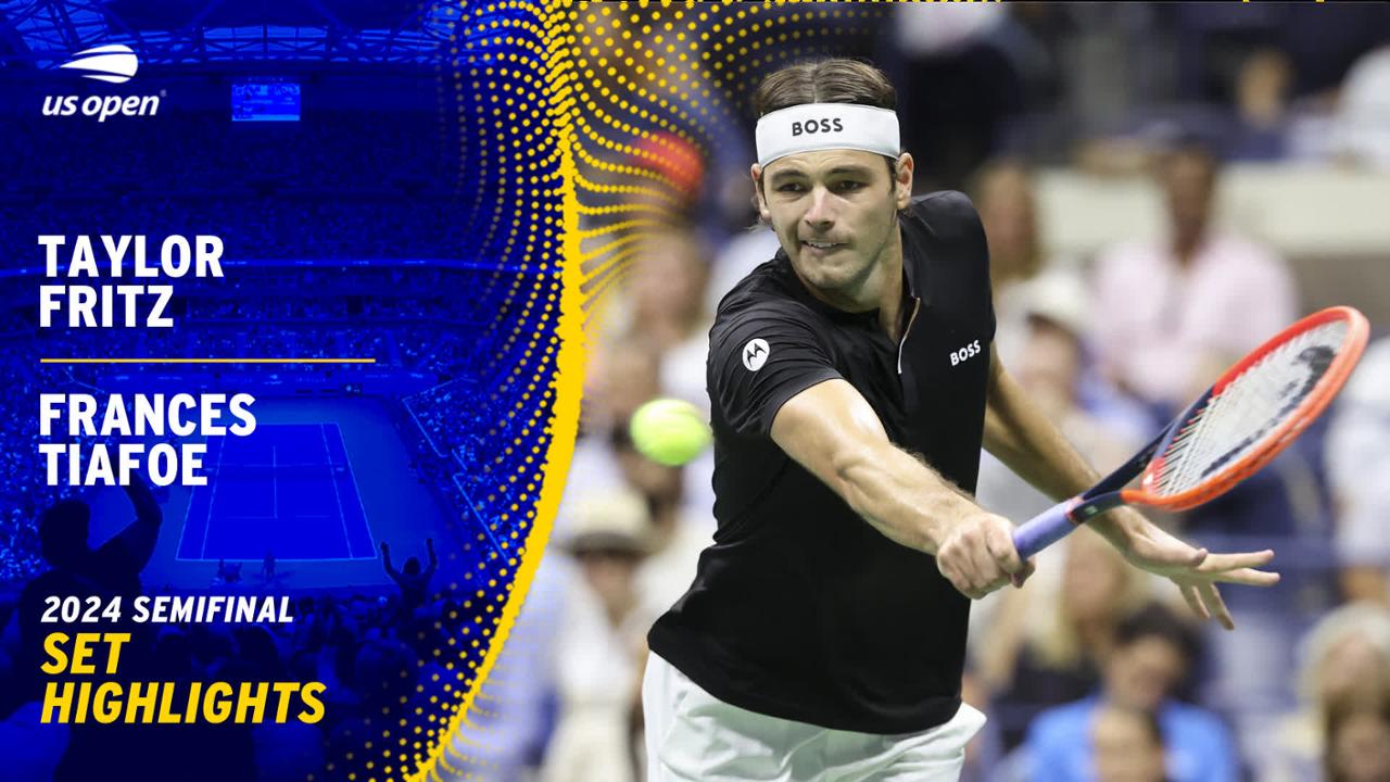 Fritz vs. Tiafoe Highlights | Semifinal, Set 2 - US Open Highlights ...