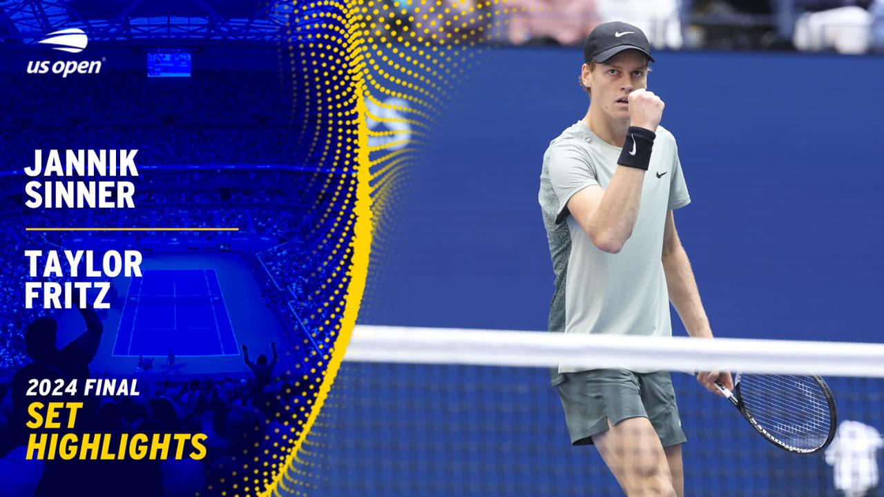 Sinner vs. Fritz Highlights | Final, Set 3 - US Open Highlights ...