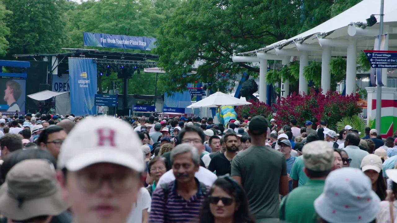 Fan Week breaks all-time attendance record at 2024 US Open - Official ...